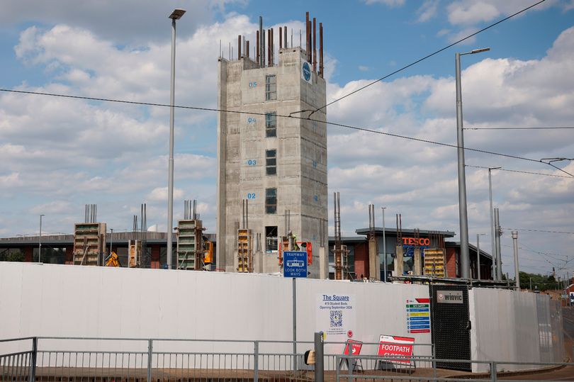 Pictures show progress at new student block that will be town's tallest