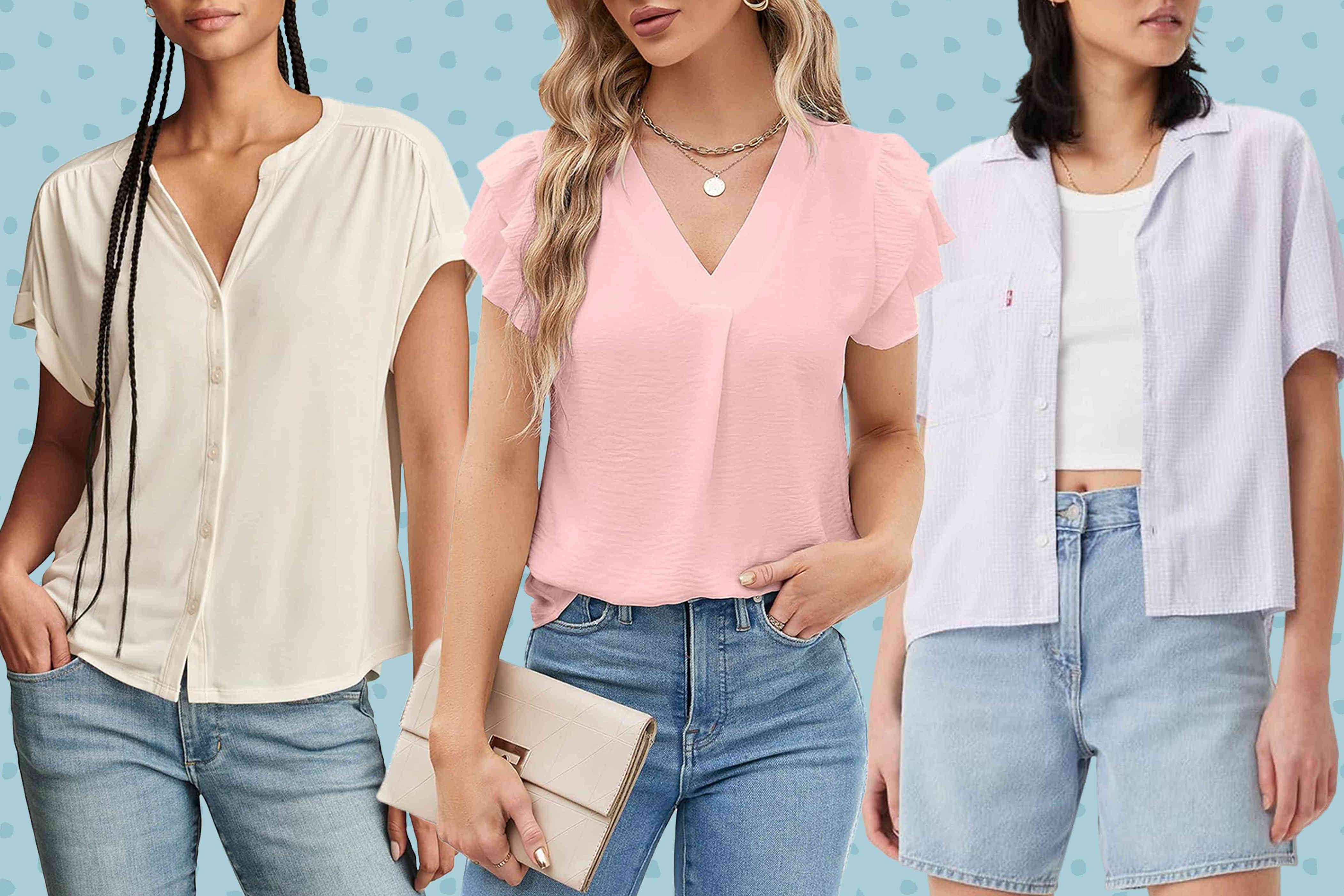 Amazon's Best-Selling Short-Sleeve Tops Are Perfect For Summer—And They ...