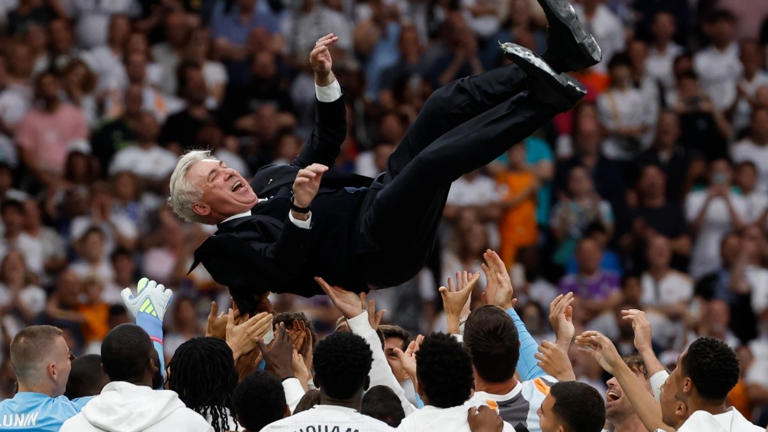 Carlo Ancelotti se despide del Real Madrid con 250 victorias