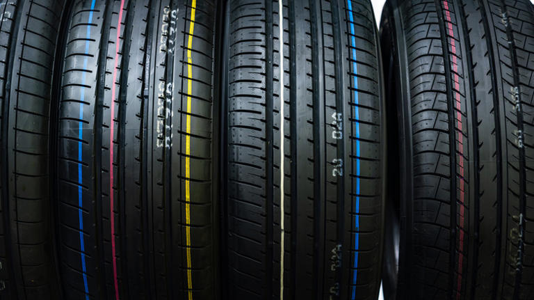 Ever Notice Those Colored Lines On New Tires? Here's What They Mean