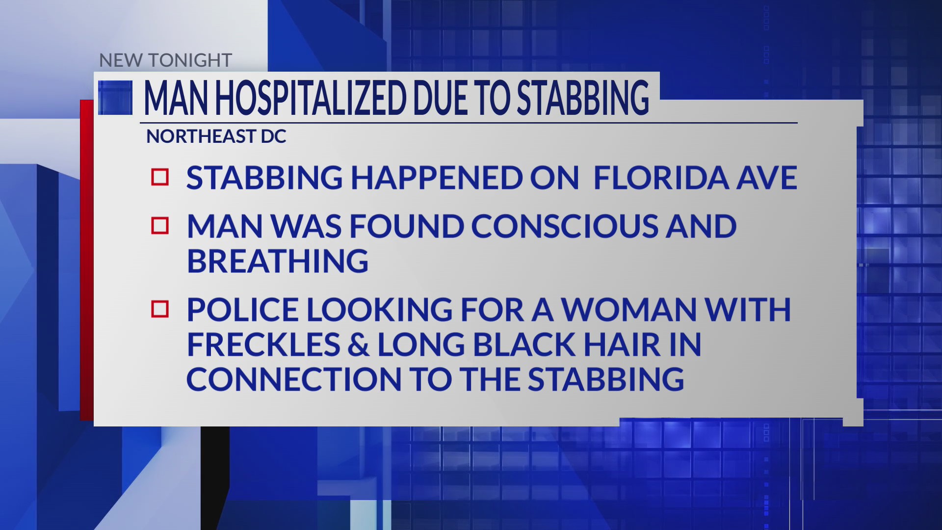 Man hospitalized in Northeast DC stabbing