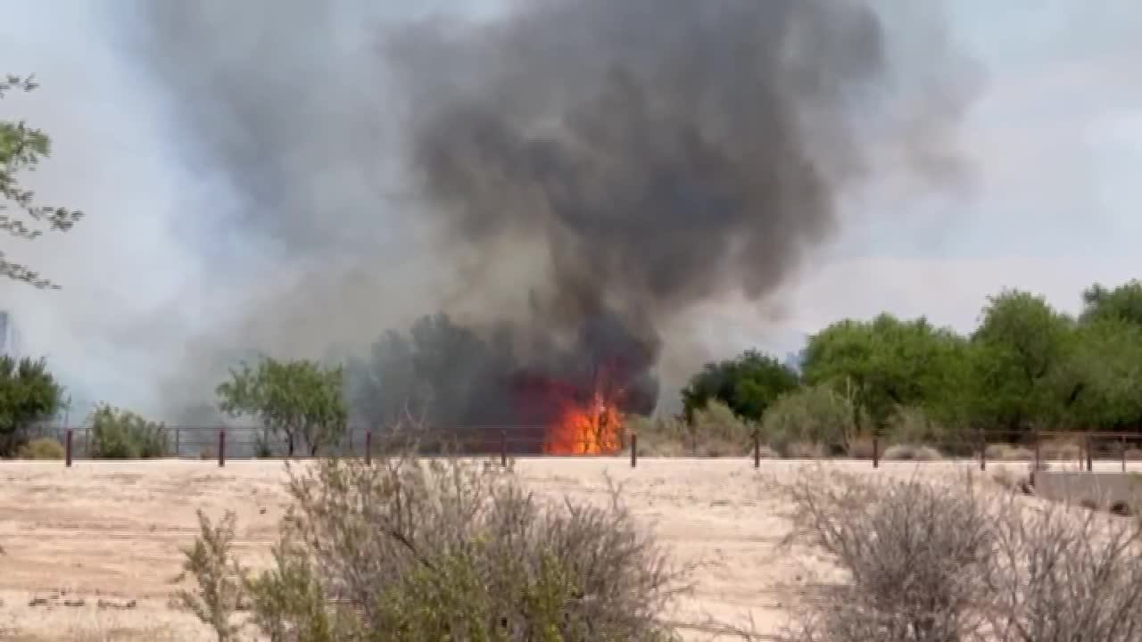 Cortaro Fire burning on Tucson’s northwest side now fully contained