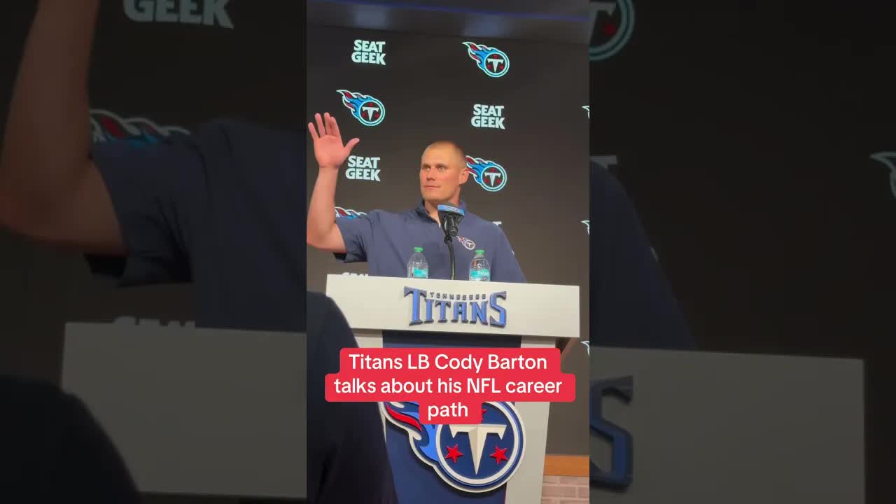 (182) cody barton: tennessee titans lb on his nfl journey