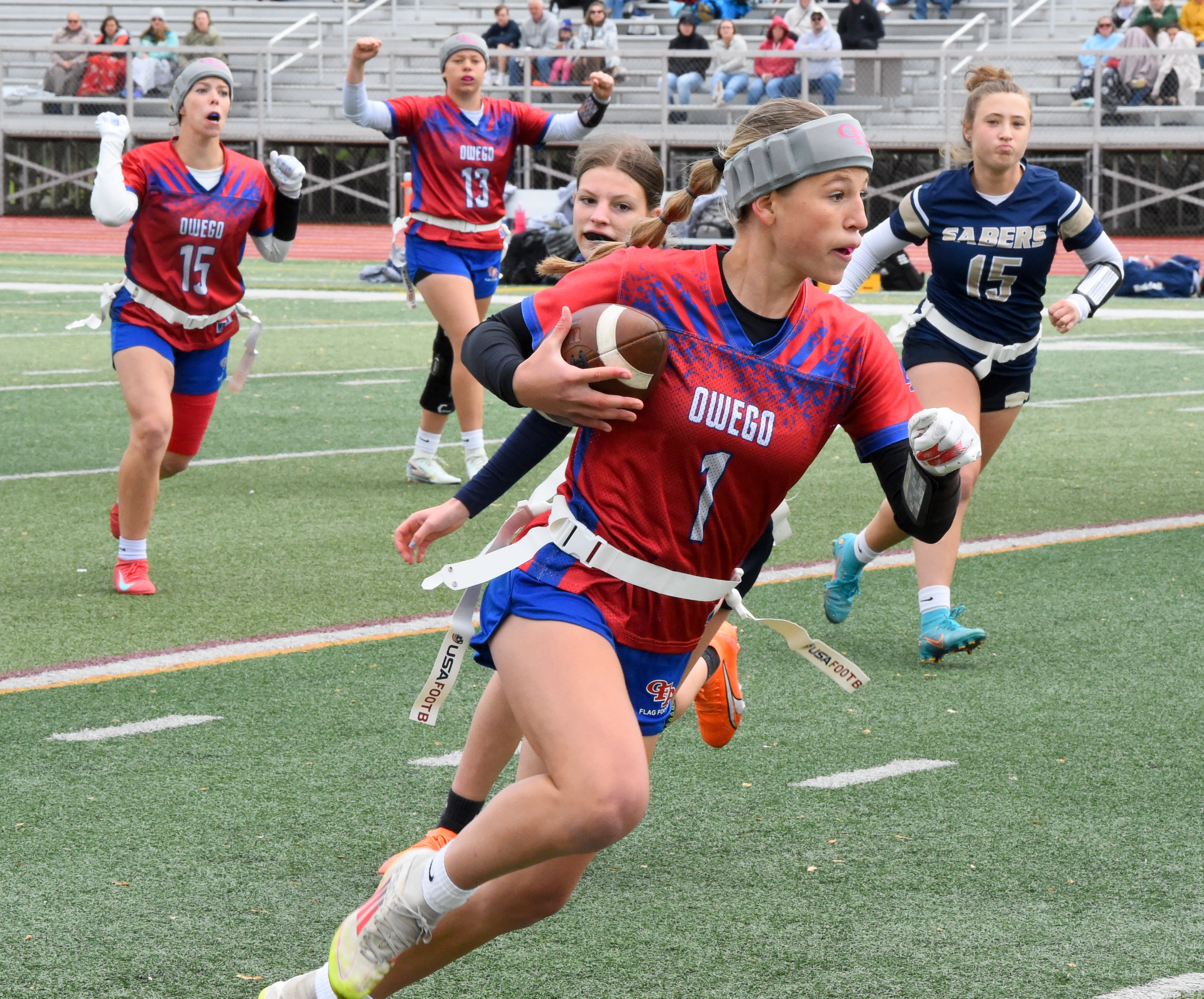 Girls flag football: Elmira, Union-Endicott, Owego claim Section 4 titles