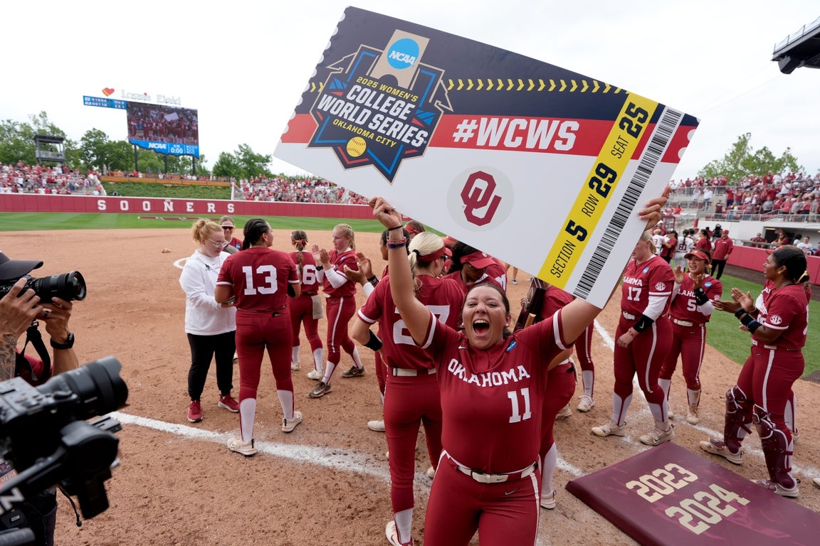 Epic photos capture Oklahoma softball's journey to ninth straight WCWS