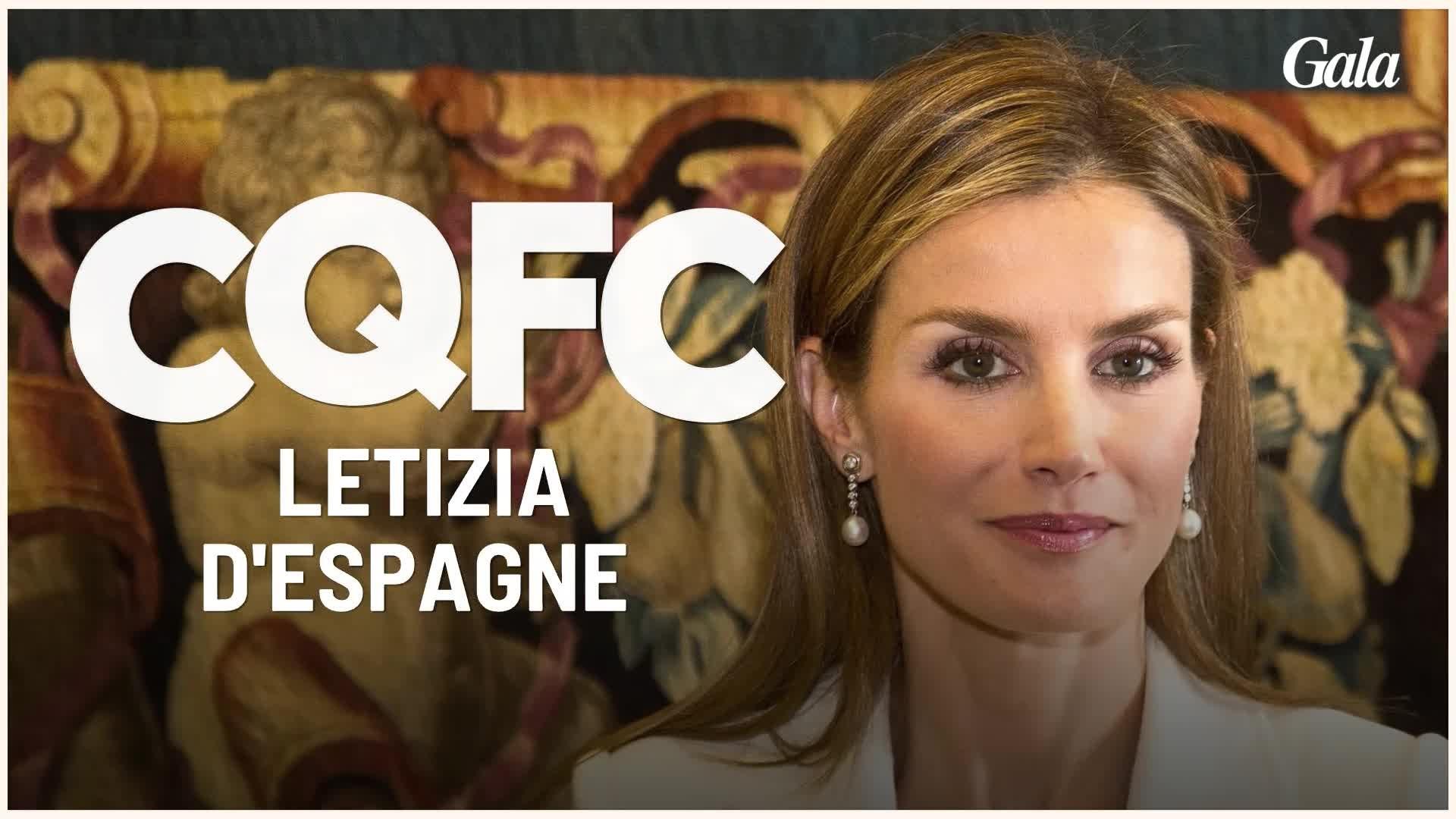 Dans un ensemble Hugo Boss rouge, Letizia d’Espagne se coordonne avec ...