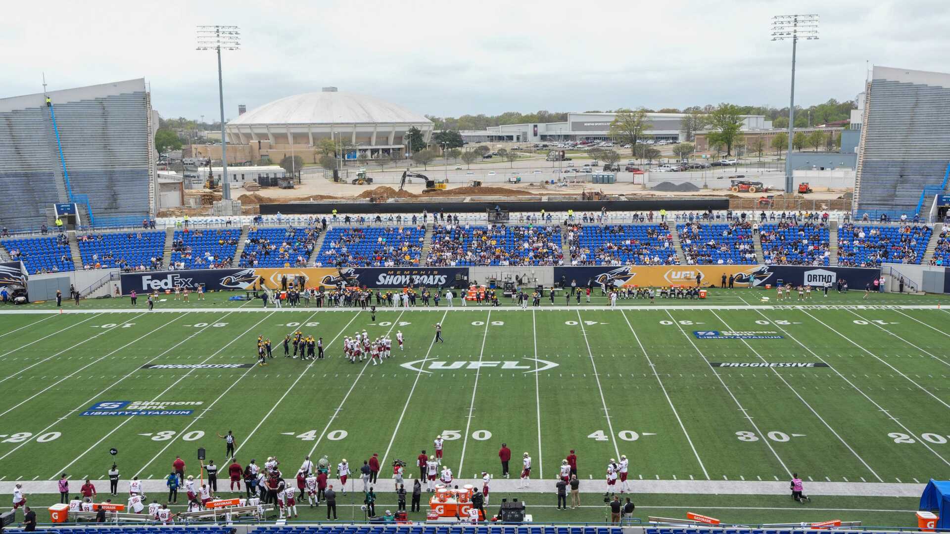 With 2,044 fans showing up today, the UFL may not be long for Memphis