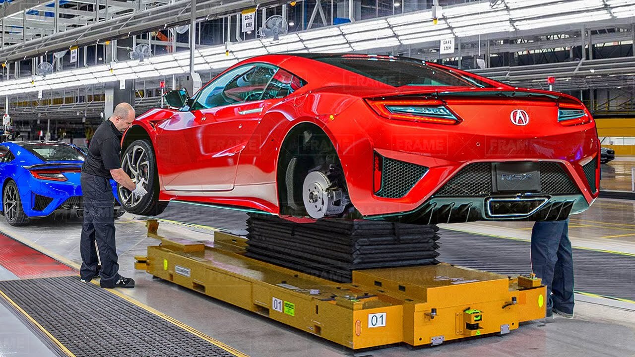 How they Build the Powerful Honda/Acura NSX in the US
