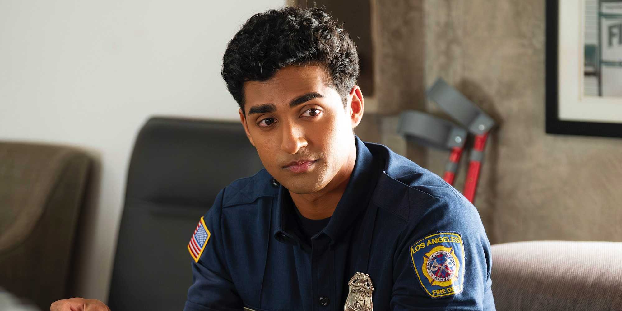 9-1-1 Star Anirudh Pisharody Unpacks "Cathartic" Season 8 Finale Scene ...