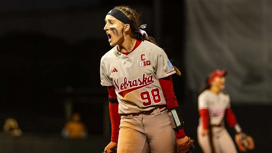 Nebraska Softball's Jordy Bahl Fouls Off 79.4 MPH Pitch – A Reaction ...