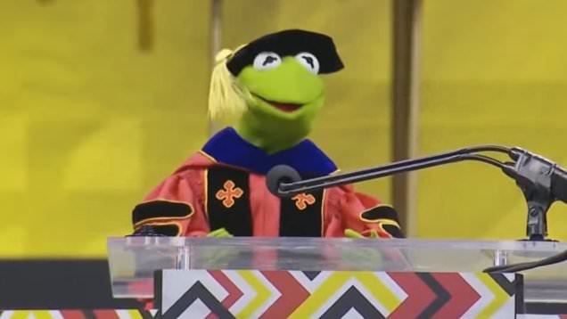 'Leap together!' Kermit the Frog gives Maryland commencement speech