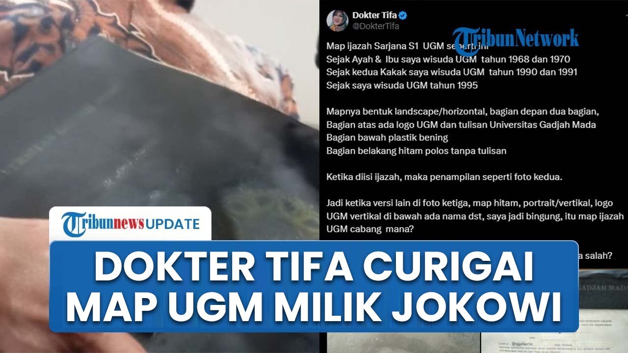 Tudingan Ijazah Terbantahkan, Dokter Tifa Kini Sebut Map Hitam Milik ...