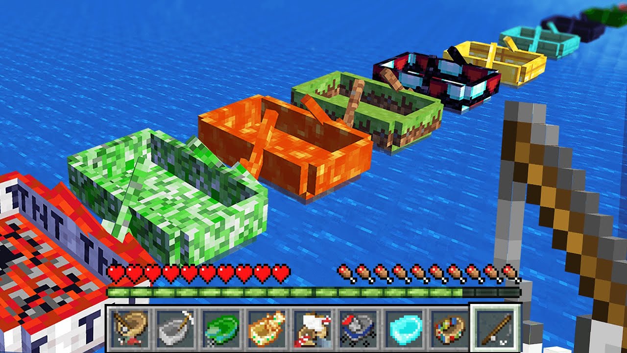 Custom Boats Bring New Abilities to Minecraft
