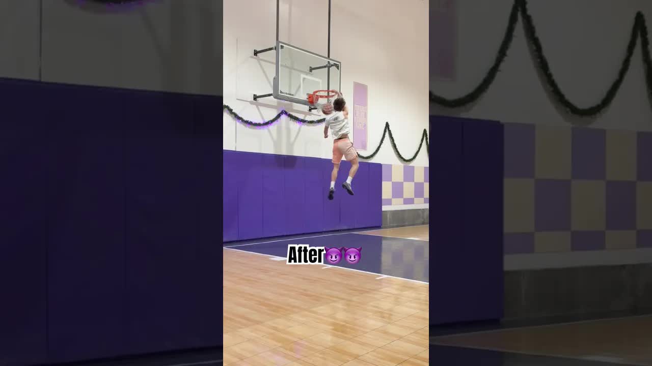 (357) basketball dunk transformation after 1000 daily calf raises