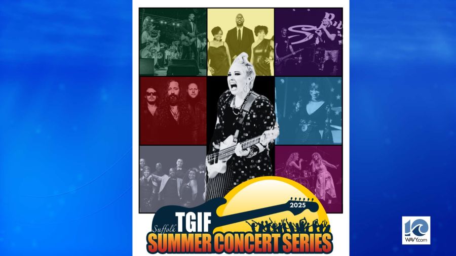 Suffolk Parks & Recreation announces TGIF Summer Concert Series lineup