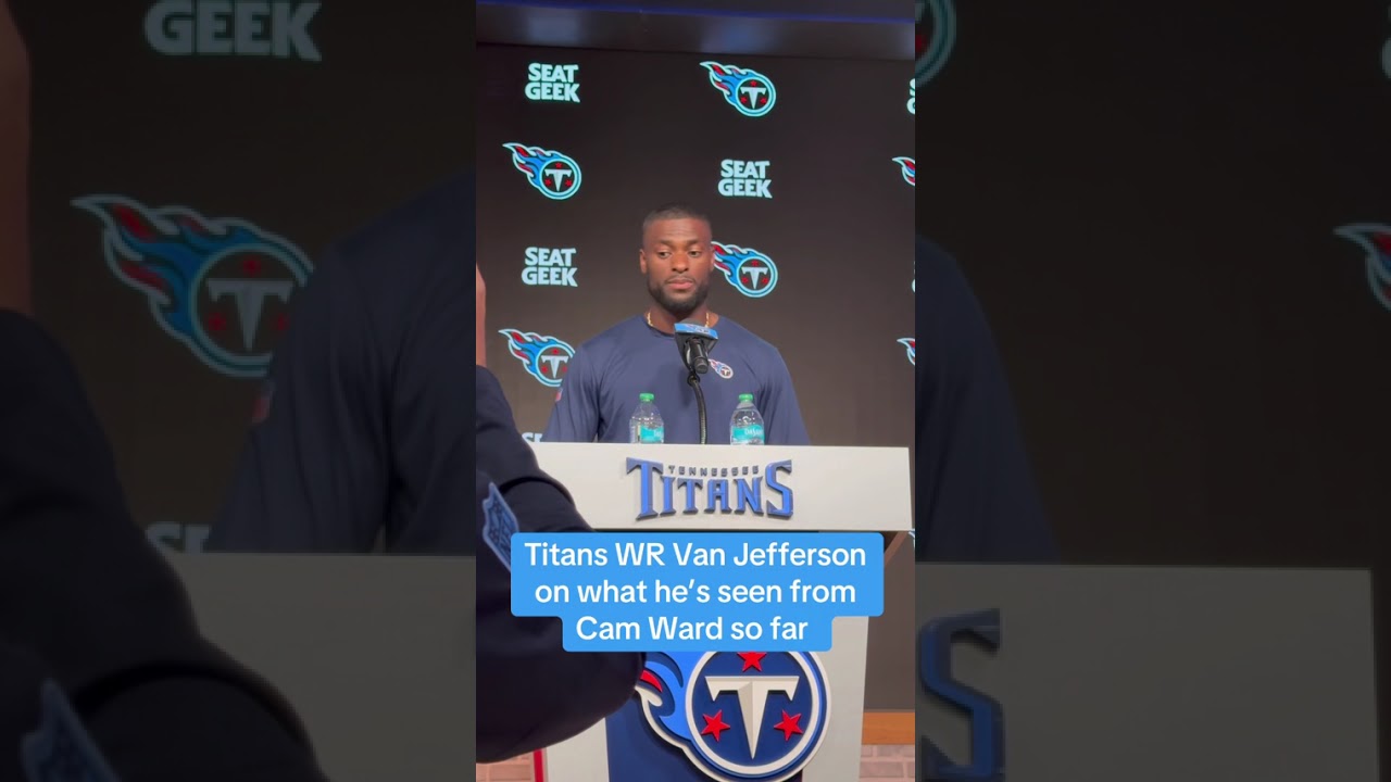 (182) titans wr van jefferson praises cam ward's leadership