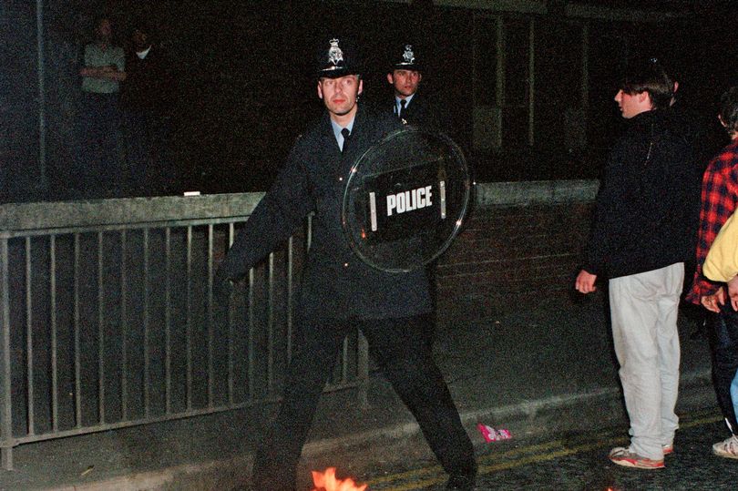 Photos from the Wood End riots 33 years on