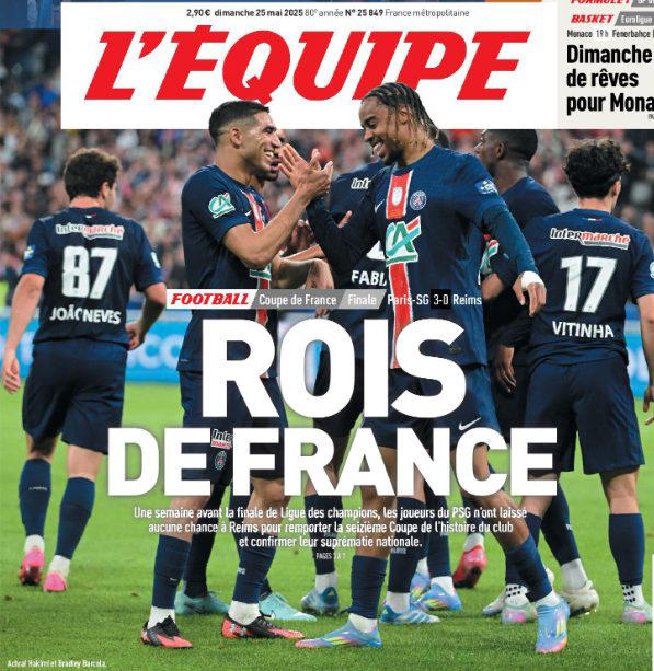 Revue de presse : PSG/Reims, finale gagnée en pensant à la LDC et de ...