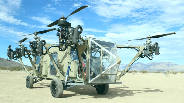 Why The Military's Black Knight Transformer (A Flying Jeep) Never Took Off