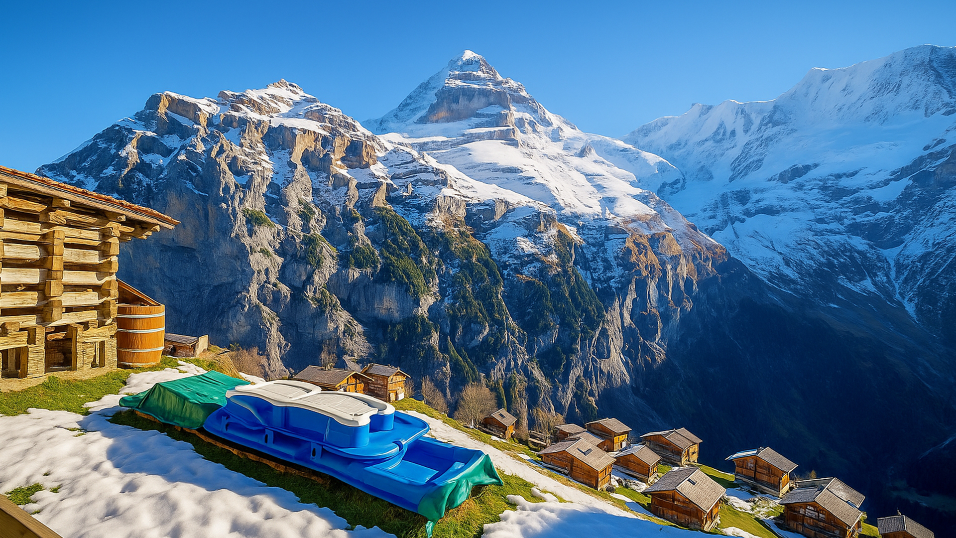 Gimmelwald, Switzerland in Winter (4K) – Tranquil Snow Walk in a Hidden ...