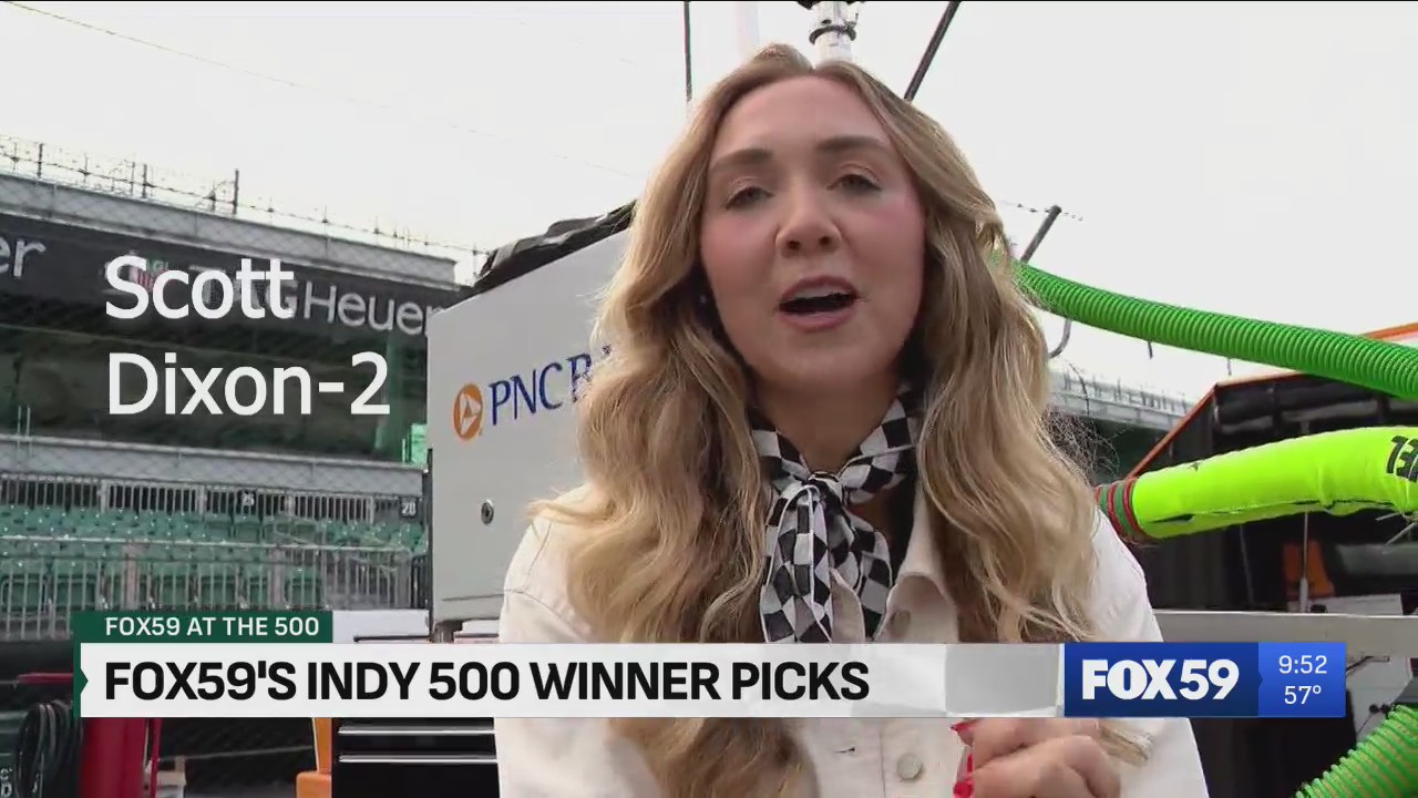 FOX59/CBS4 Talent Predict Indy 500 Winners