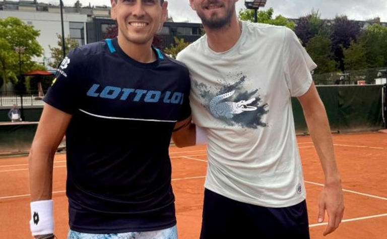 Alejandro Tabilo afina detalles en Roland Garros con épico entrenamiento ante exnúmero 1 del mundo