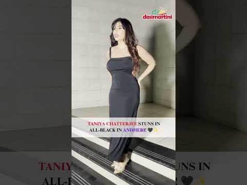 Taniya Chatterjee spotted rocking an all black look in Andheri!