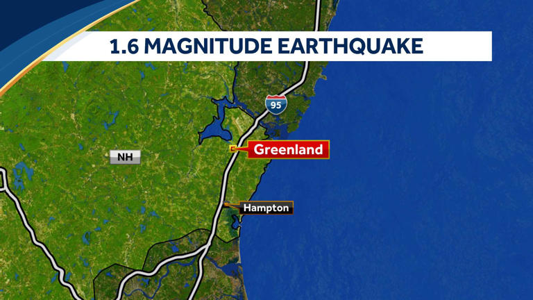 1.6 magnitude earthquake detected on Seacoast, USGS says