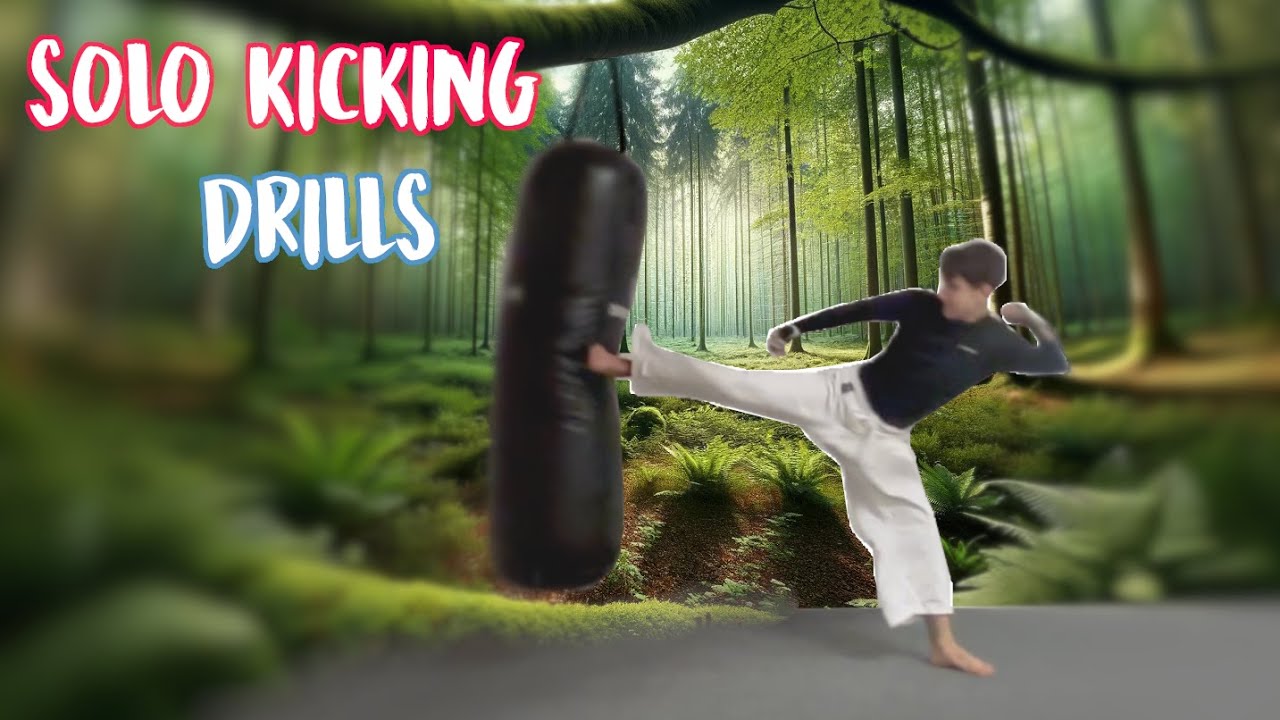 Heavy Bag Kicking Drills For Kumite ¦ Full Contact Karate