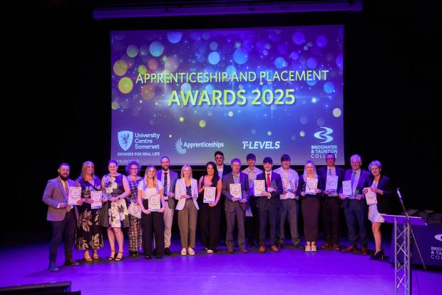 Bridgwater & Taunton College Apprenticeship and Placement Awards night
