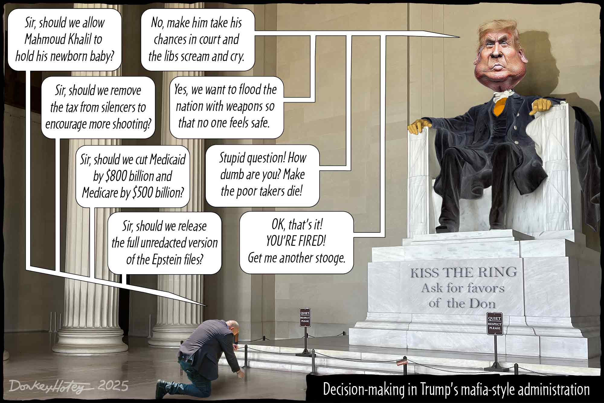 Trump’s Mafia-Style Management Makes Supplicants Prostrate Themselves ...