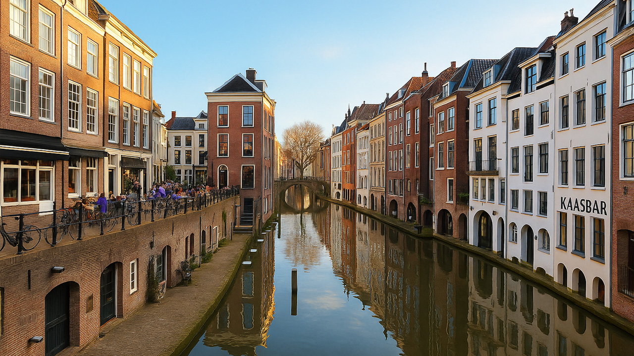 Utrecht Netherlands 2025 Walking Tour Through Old Dutch City 4K