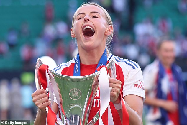 Chloe Kelly breaks silence on Arsenal future following Champions League ...