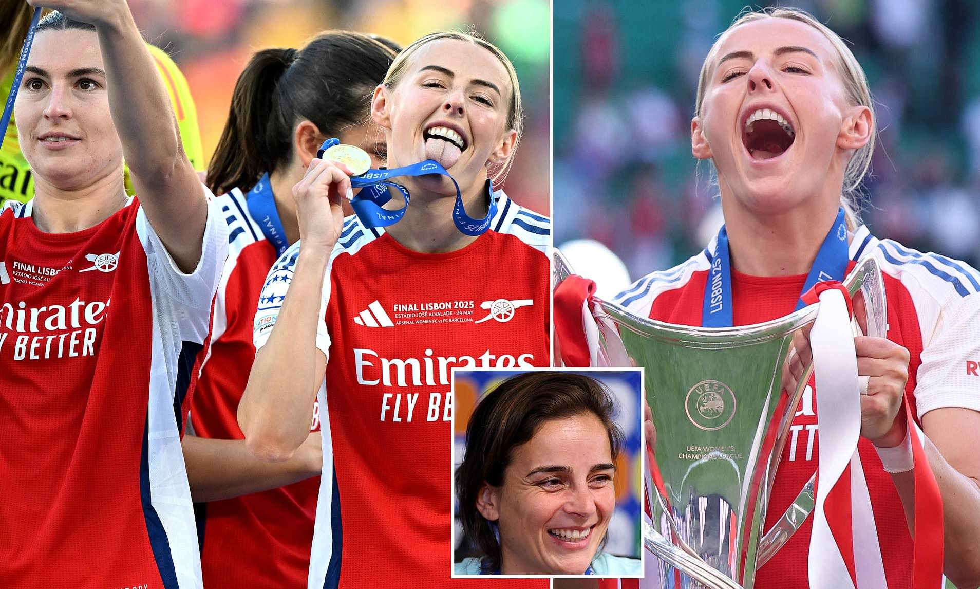 Chloe Kelly breaks silence on Arsenal future following Champions League ...