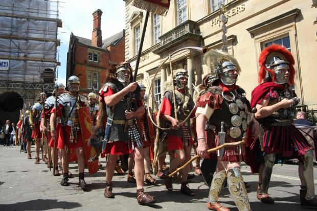 Romans march through York as festival returns - in pictures