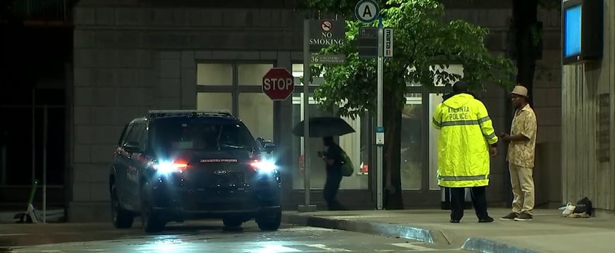 Suspect detained after person shot near Midtown MARTA station, police say