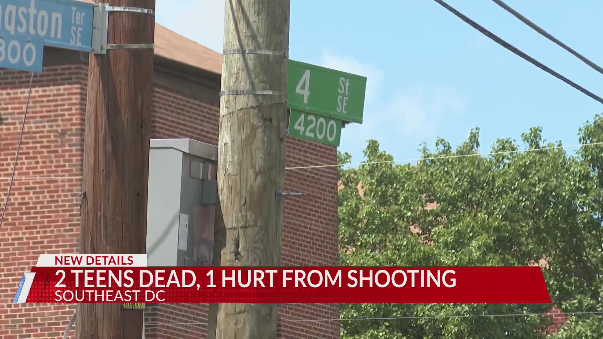 Triple shooting leaves 2 teens dead, 1 hurt in Southeast DC