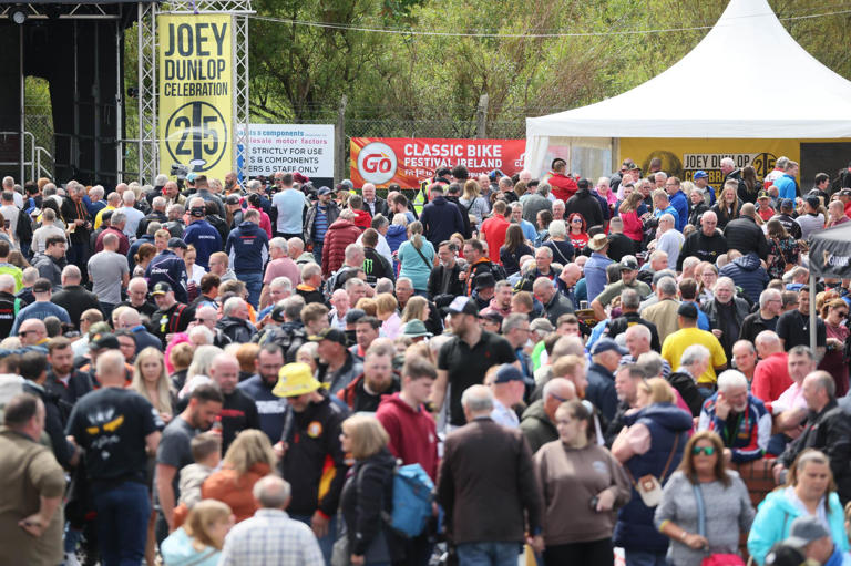 Joey Dunlop 25th anniversary event in Ballymoney: His wife Linda ...