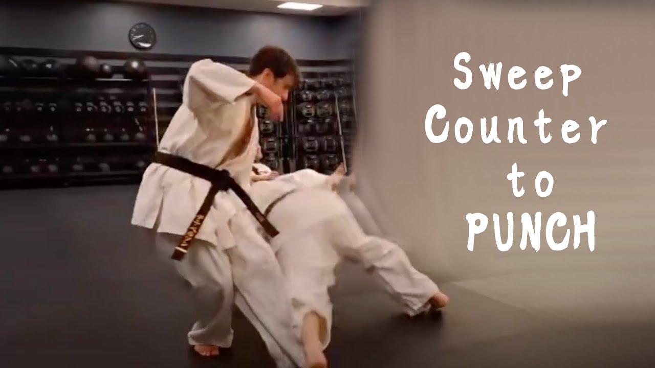 Sweep Counter to Punch! ¦ Full-Contact Karate