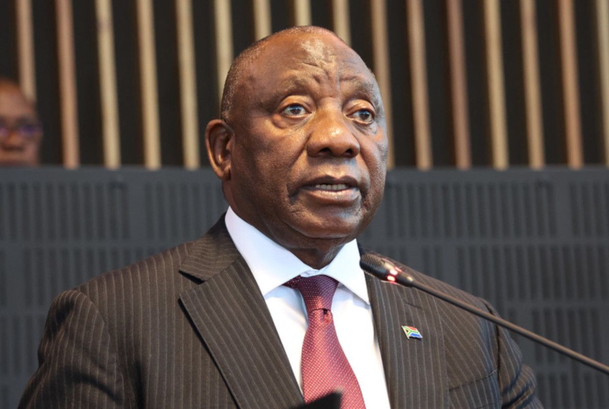 Cyril Ramaphosa shuts down Donald Trump talk at funeral