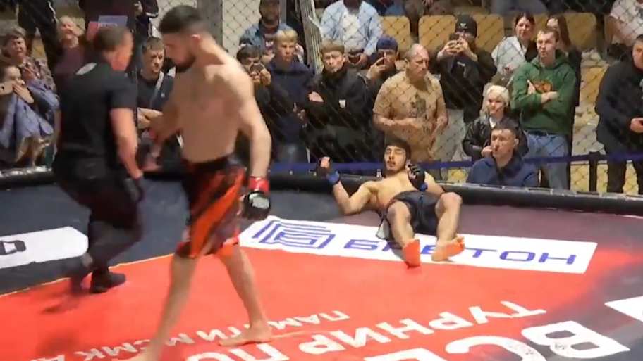 MMA prospect joins KO of the Year conversation with 10-second spinning ...