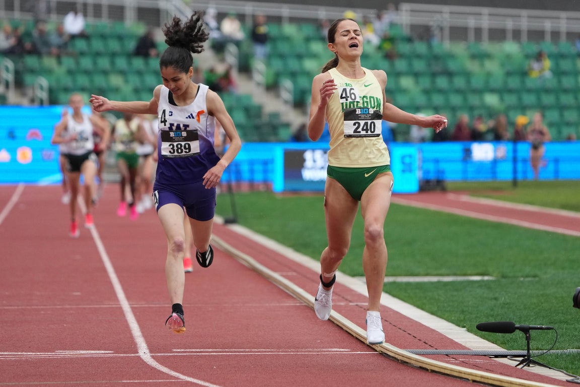 Terrific women's track photos from the 2025 college season
