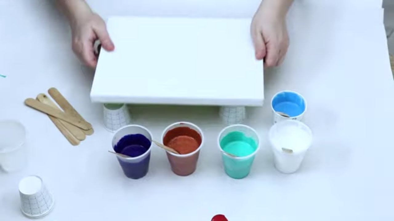 Blue Dreams Acrylic Flip Cup Technique Demo!