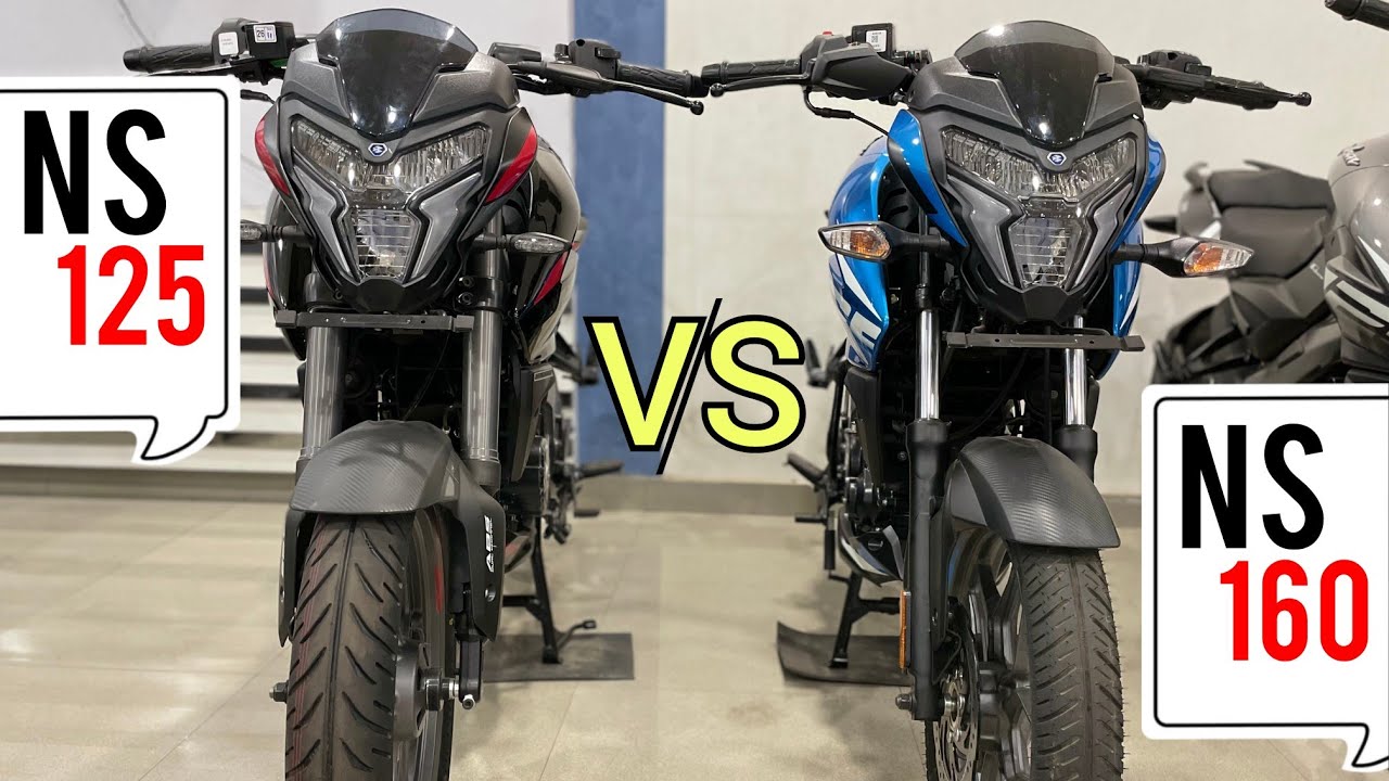 Bajaj Pulsar NS125 vs NS160 Detailed Comparison