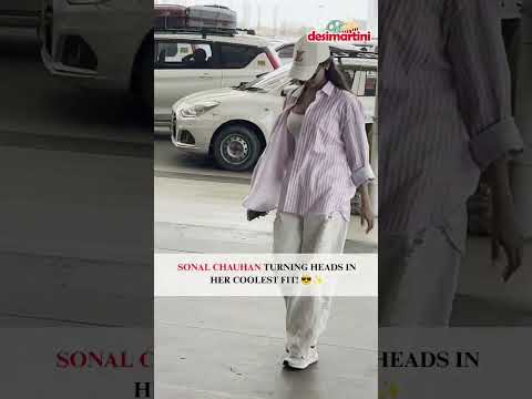 Sonal Chauhan was spotted rocking a super cool look in the city!