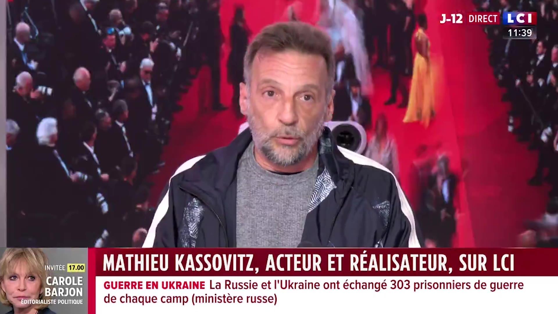 «On ne peut pas vivre dans une France blanche» : Mathieu Kassovitz revient sur ses propos ...