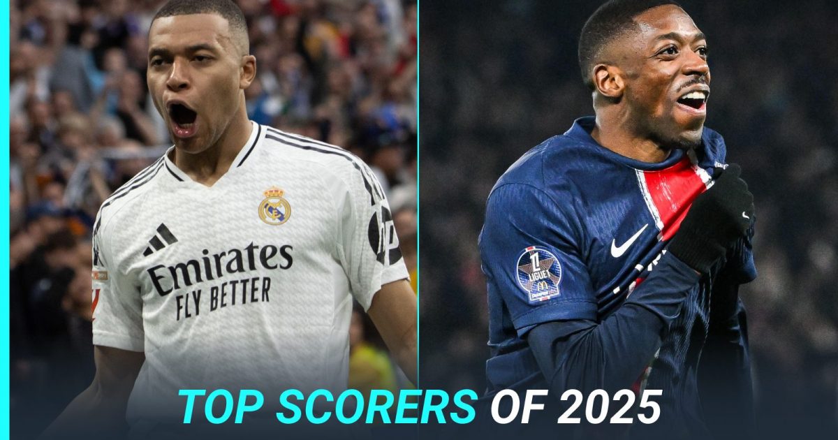 Who was the top scorer of 2025? Mbappe left Kane and co in the dust