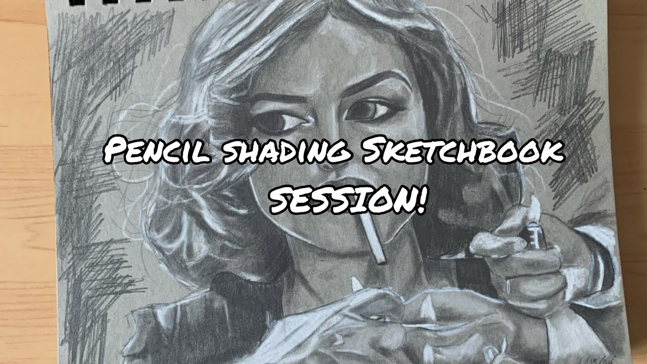 Pencil Shading Study! Time-Lapse Sketchbook Session!