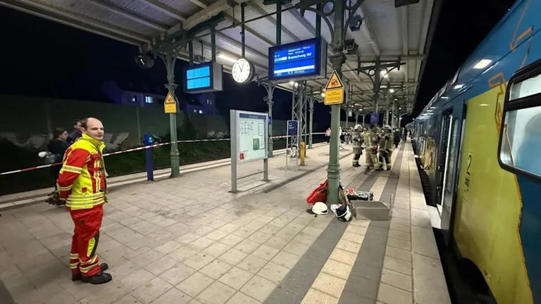 Man rescued after being trapped under an armrest while looking for his ...