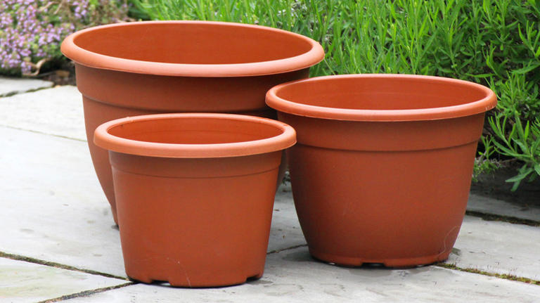 Take Ordinary Dollar Tree Planters From Boring To Beautiful With A ...